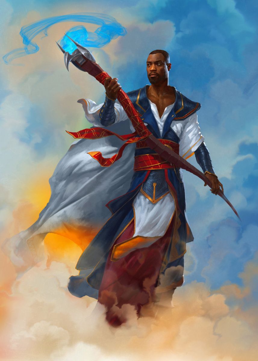 'Temporal Archmage' Poster, picture, metal print, paint by Magic The ...