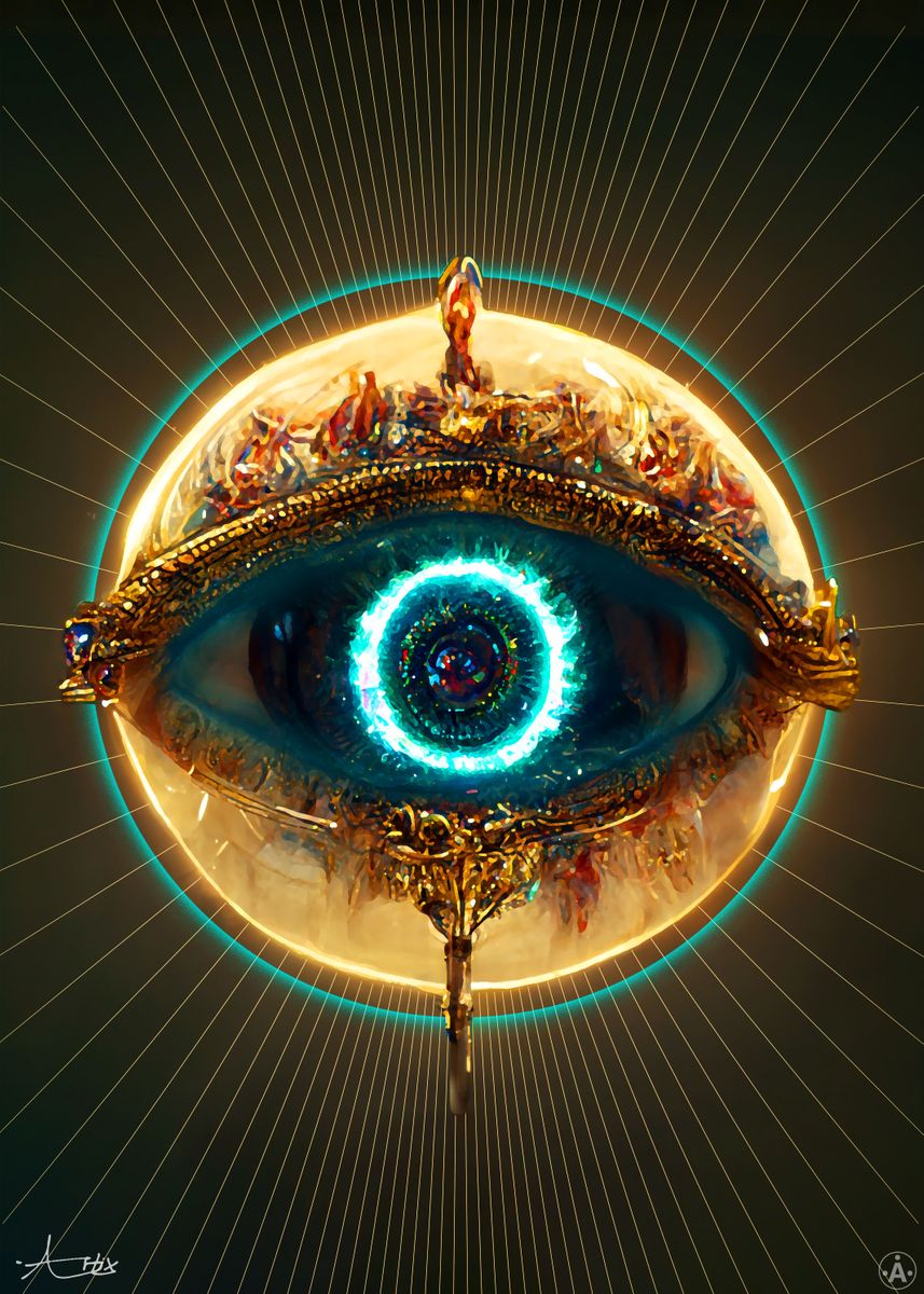 'The eye of justice' Poster by Artix | Displate