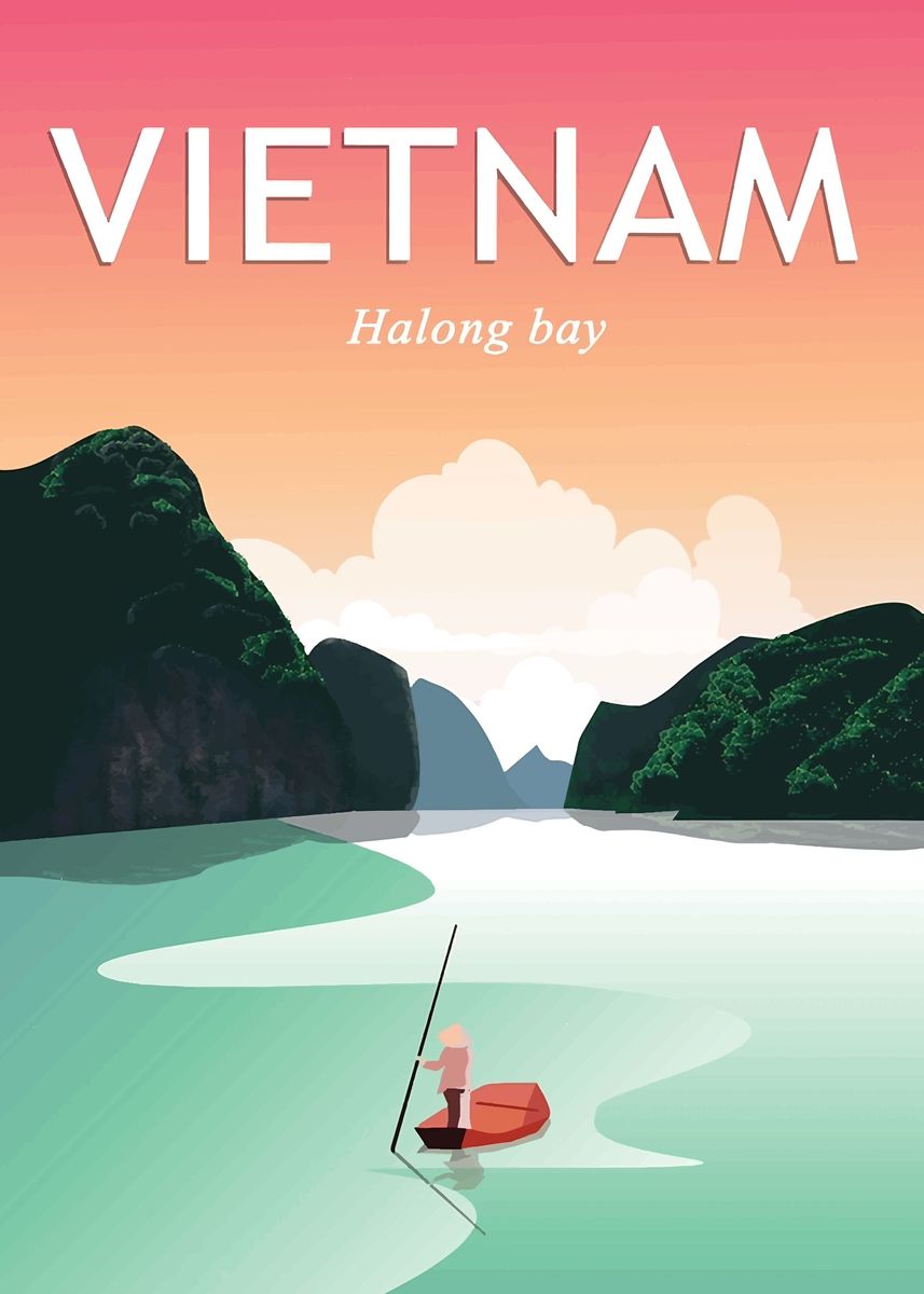 'Vietnam' Poster by JOHN TEAM | Displate