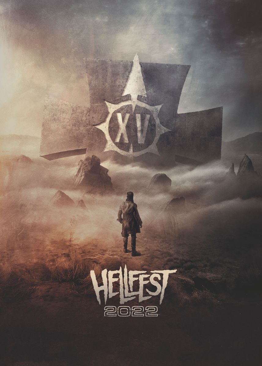 'Hellfest 6' Poster, picture, metal print, paint by Hellfest | Displate