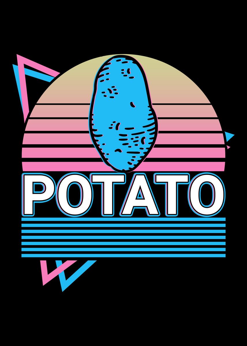 'Potato Retro' Poster by AestheticAlex | Displate