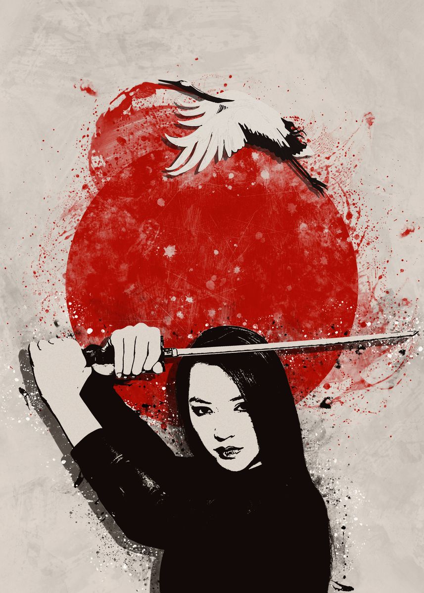 'Samurai Woman' Poster, picture, metal print, paint by Octavia Soldani ...