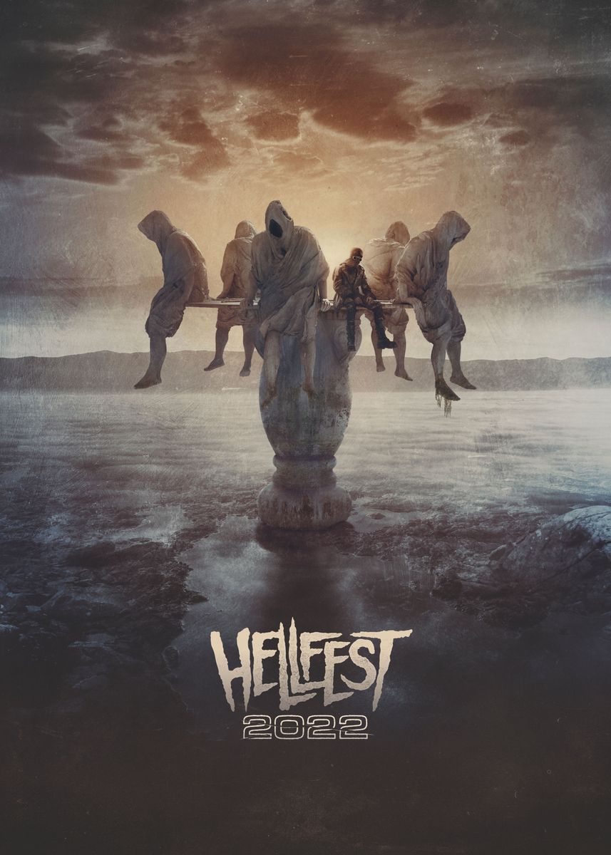 'Hellfest 4' Poster, picture, metal print, paint by Hellfest | Displate
