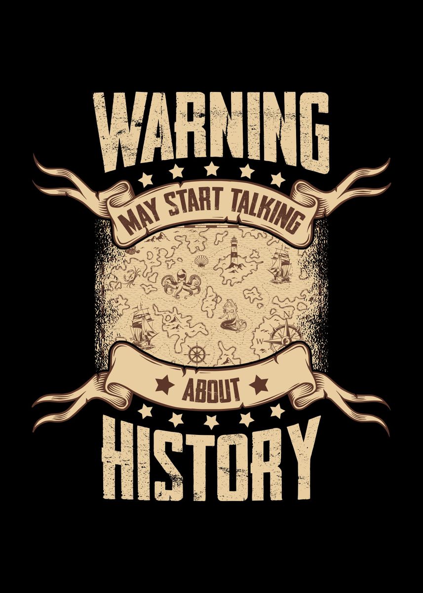 'History Researcher' Poster, picture, metal print, paint by ...