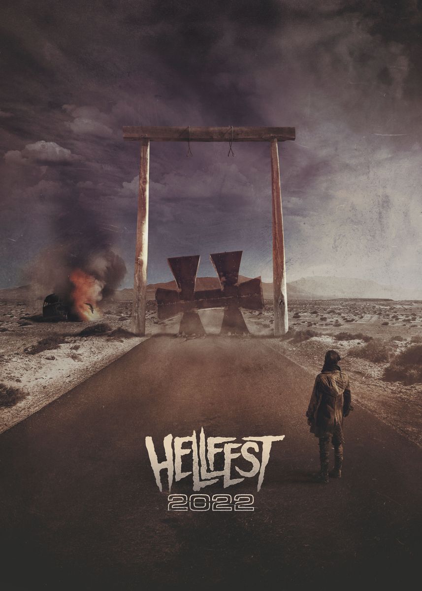 'Hellfest 8 ' Poster, picture, metal print, paint by Hellfest | Displate