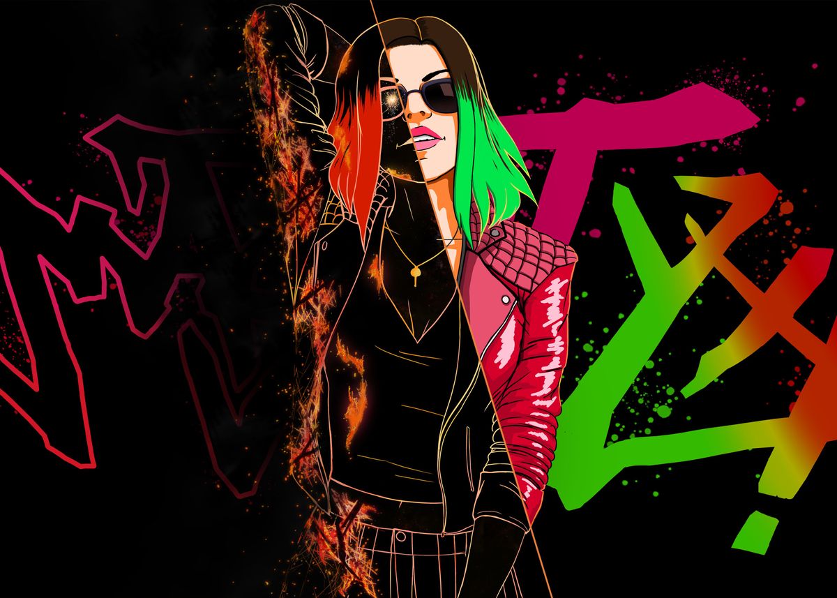 'Nea' Poster by Krisztina Balogh | Displate