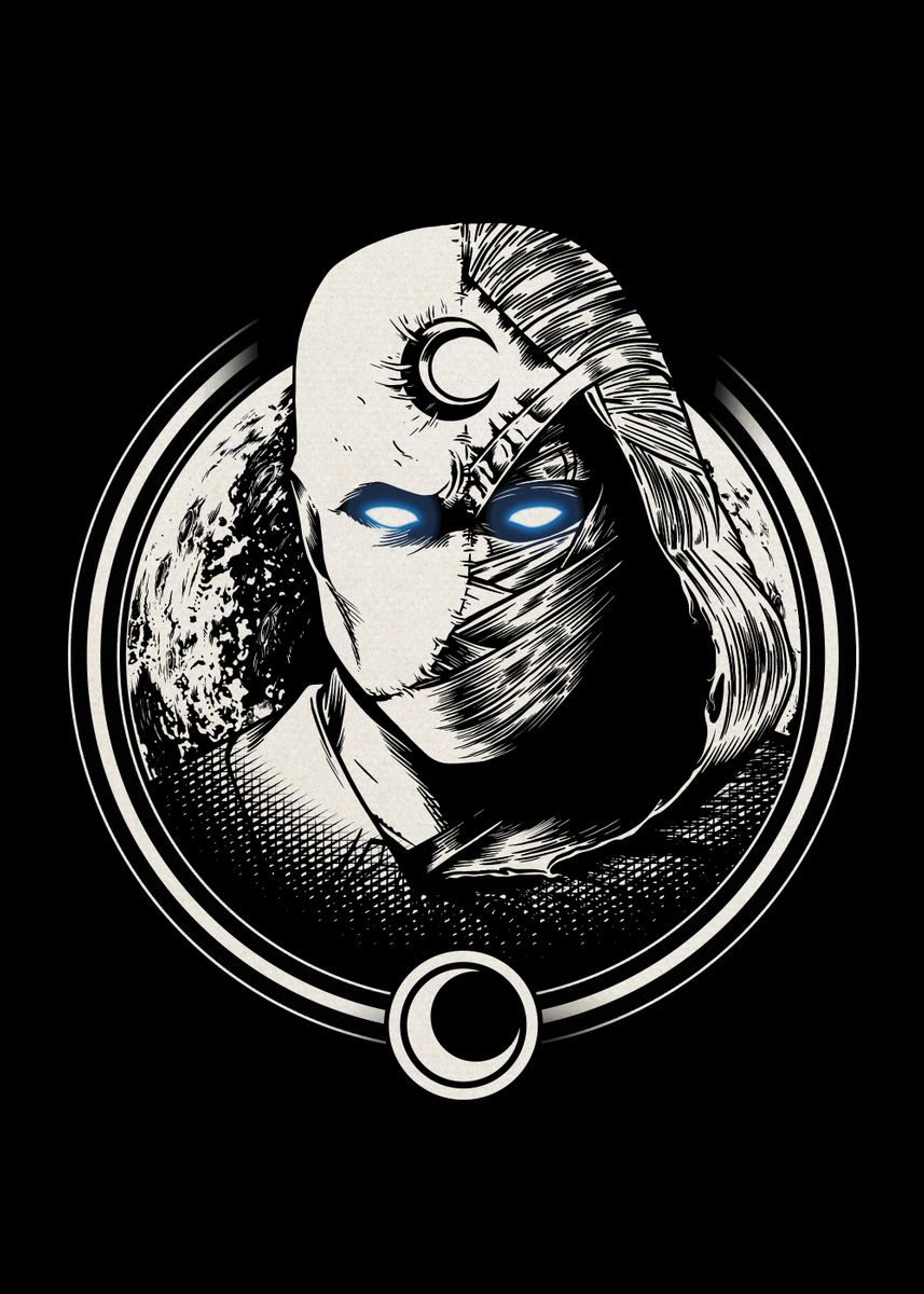 'Mr. Knight' Poster, picture, metal print, paint by Marvel | Displate