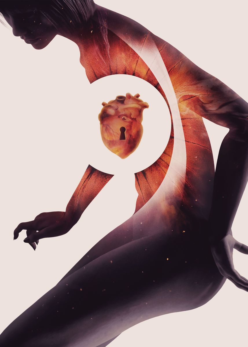 'Untold Feelings' Poster, picture, metal print, paint by Enkel Dika ...