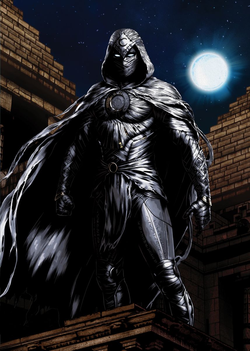 'Marc Spector's secrets 3' Poster, picture, metal print, paint by ...