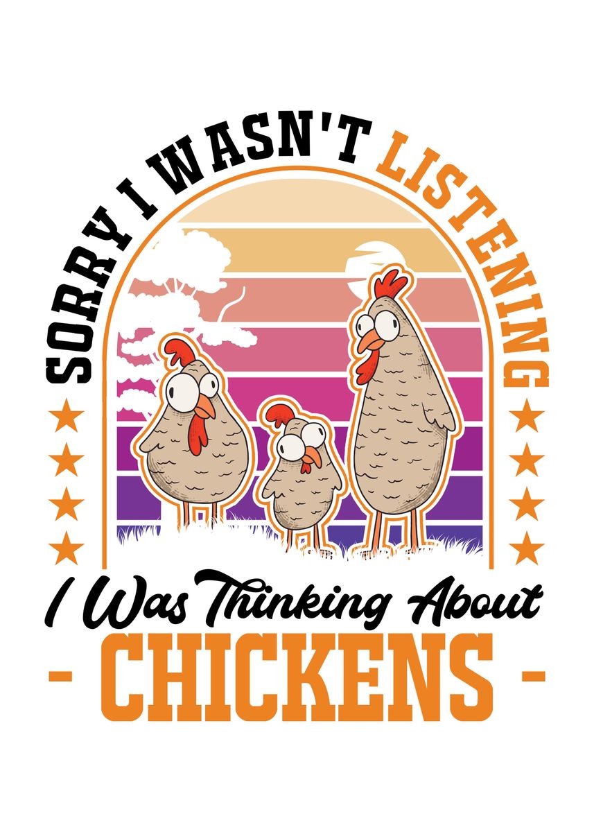 'Chicken Gift' Poster by FavoritePlates | Displate