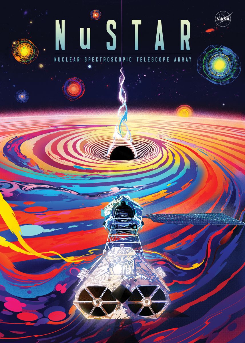 'NuSTAR' Poster, picture, metal print, paint by NASA | Displate