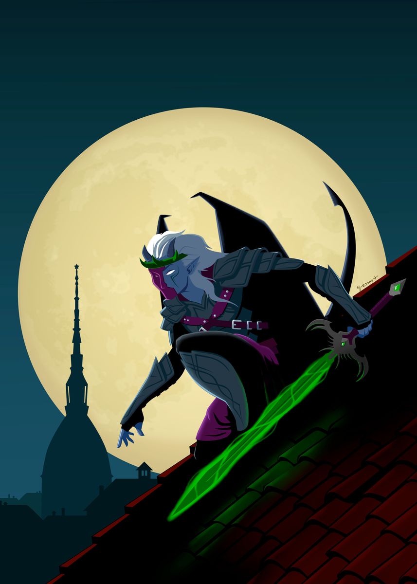 'Fantasy creature' Poster, picture, metal print, paint by Yexart Design ...