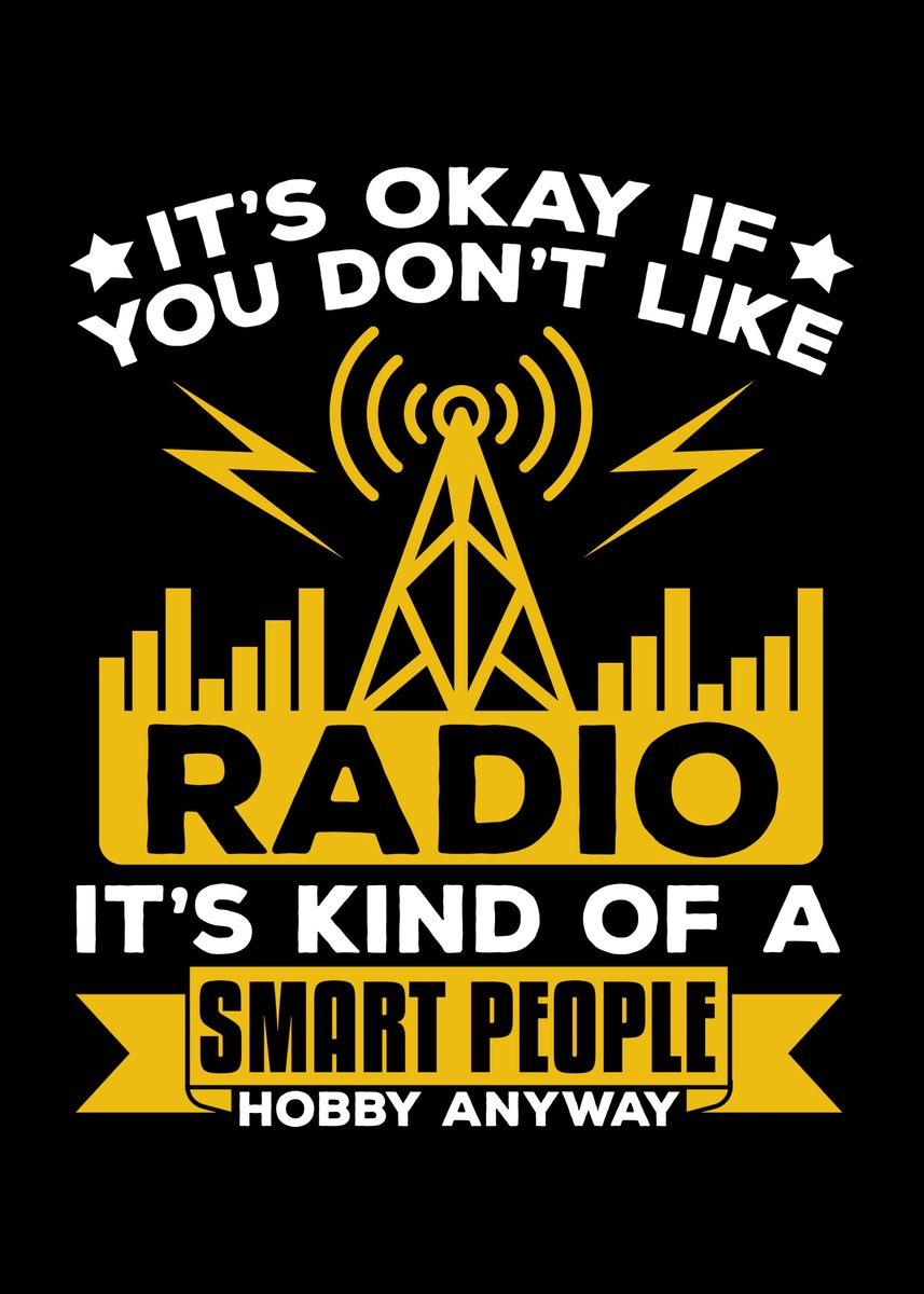 'Ham Radio Hobby Operator' Poster, picture, metal print, paint by ...