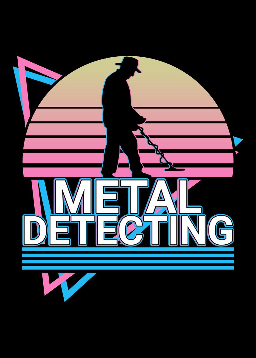 'Metal Detecting' Poster, picture, metal print, paint by AestheticAlex ...