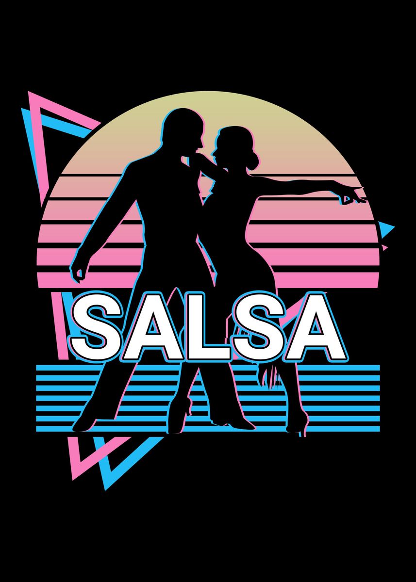 'Salsa Dancing Salsa Dancer' Poster, picture, metal print, paint by ...
