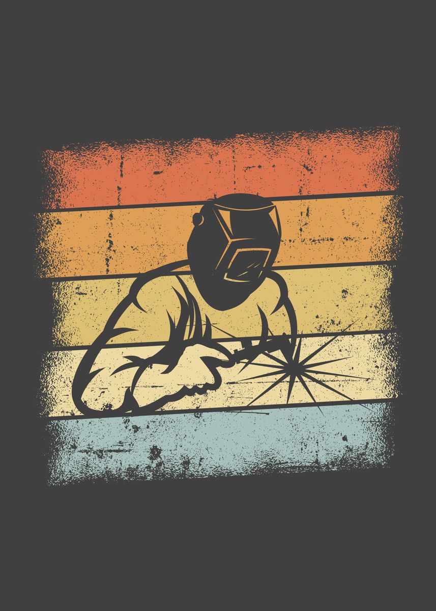 'Welder Design' Poster by schmugo | Displate