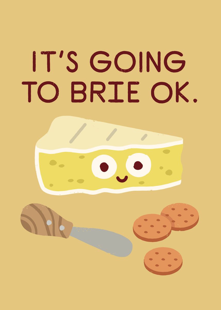 'This May Sound Cheesy' Poster, picture, metal print, paint by David ...