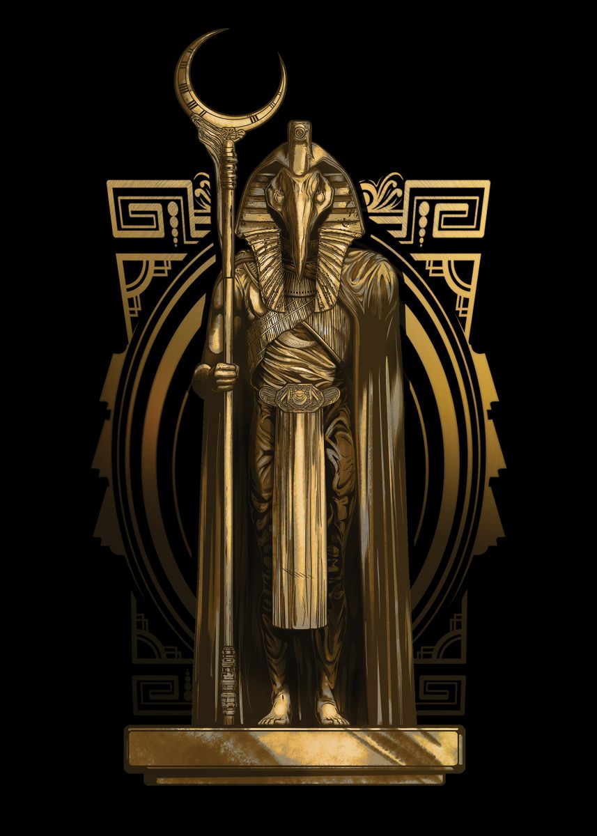 'Ancient statue' Poster, picture, metal print, paint by Marvel | Displate