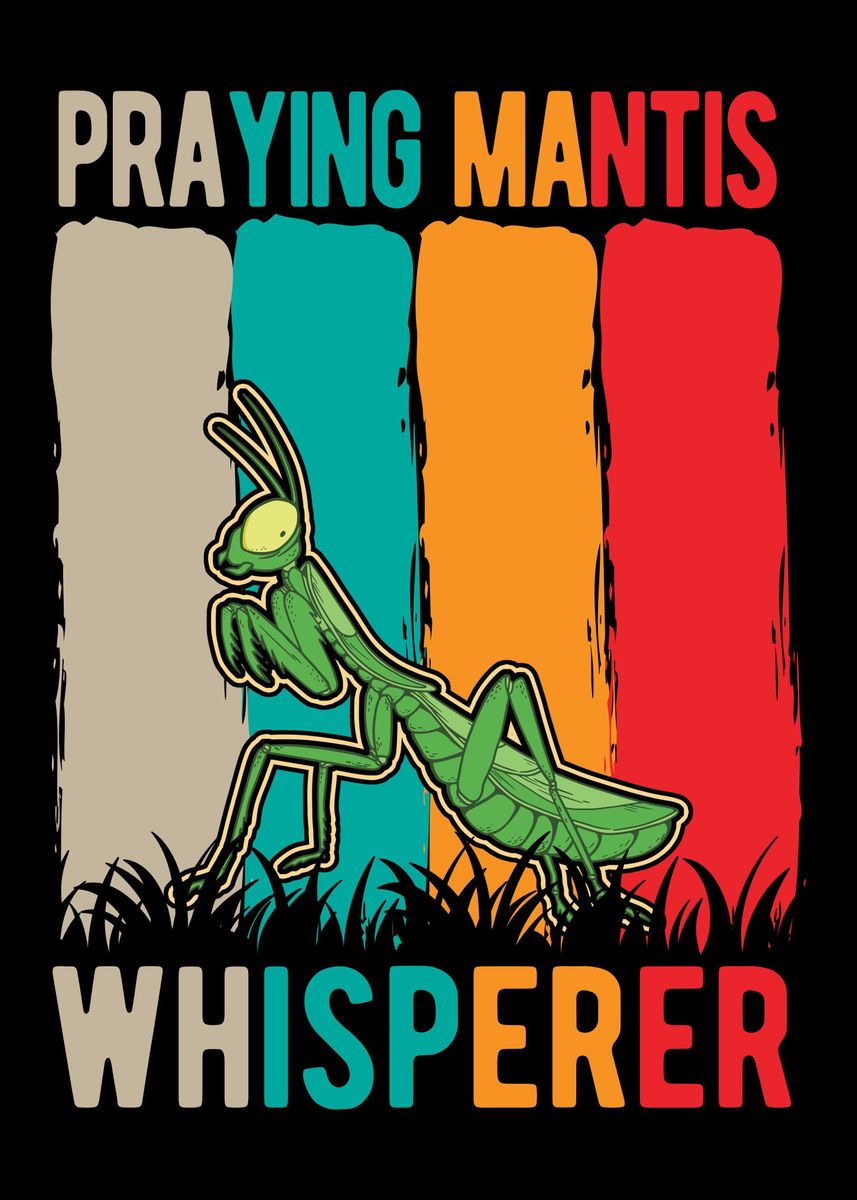 'Praying Mantis' Poster, picture, metal print, paint by FavoritePlates ...