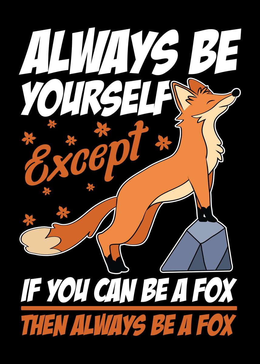 'Fox Cute Fox Adoption' Poster, picture, metal print, paint by ...