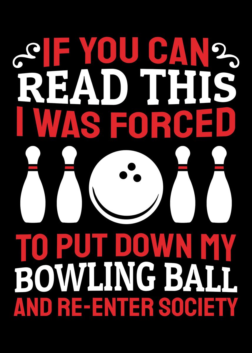 'Bowling' Poster by BobbyBubble | Displate