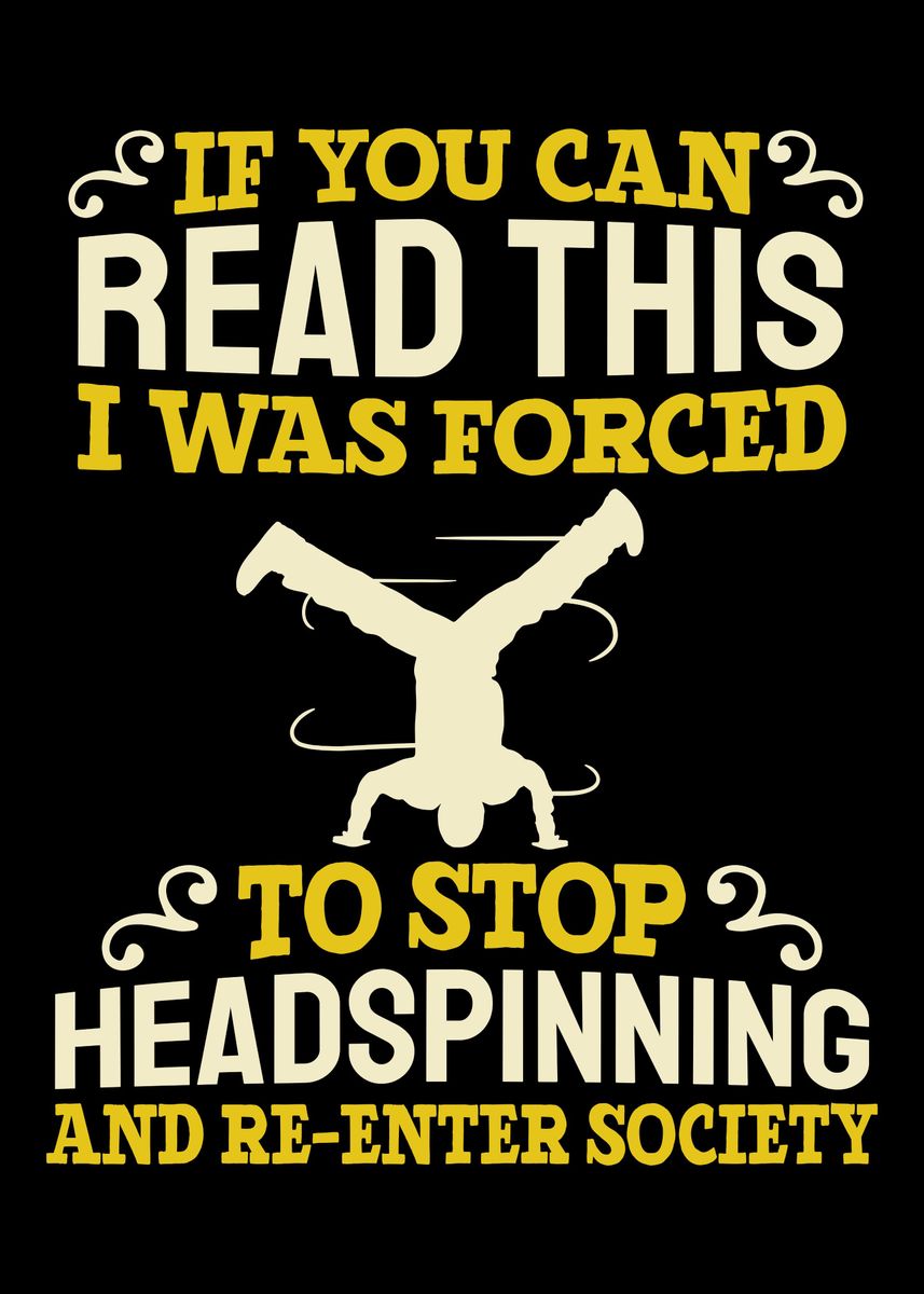 'Breakdancing' Poster by BobbyBubble | Displate