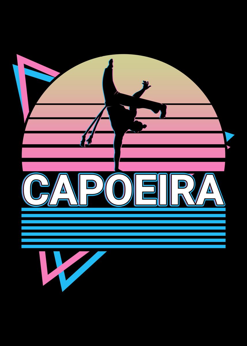 'Capoeira Brazilian' Poster, picture, metal print, paint by ...