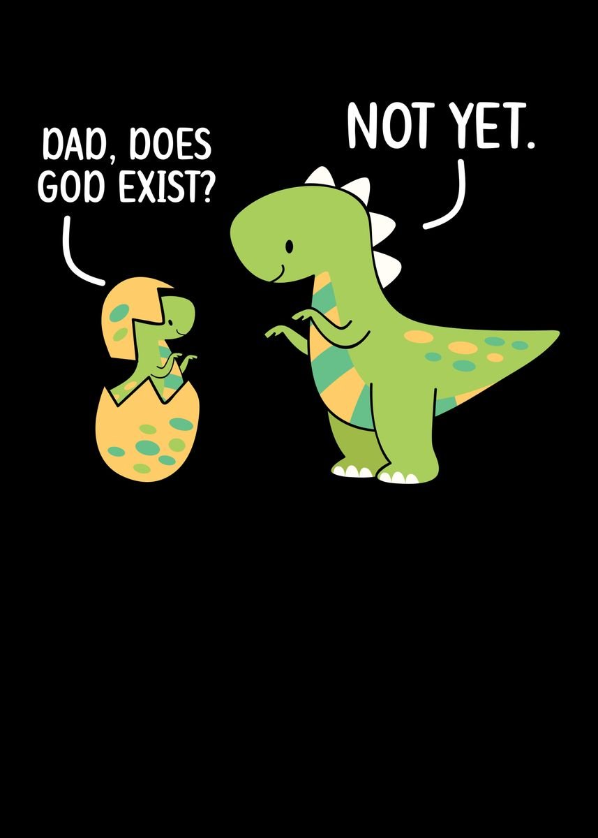 'Atheist' Poster, picture, metal print, paint by NAO | Displate