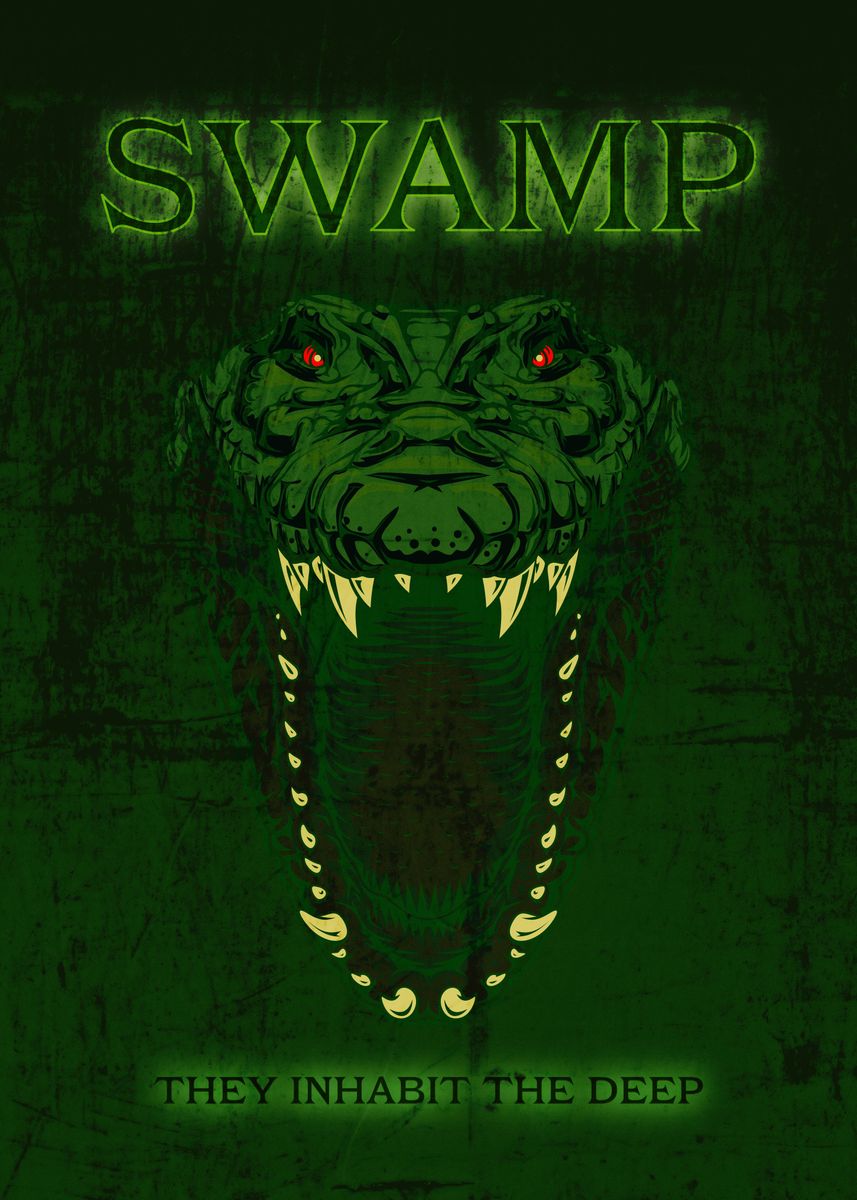 'Swamp Fantasy' Poster, picture, metal print, paint by Artistic Prints ...