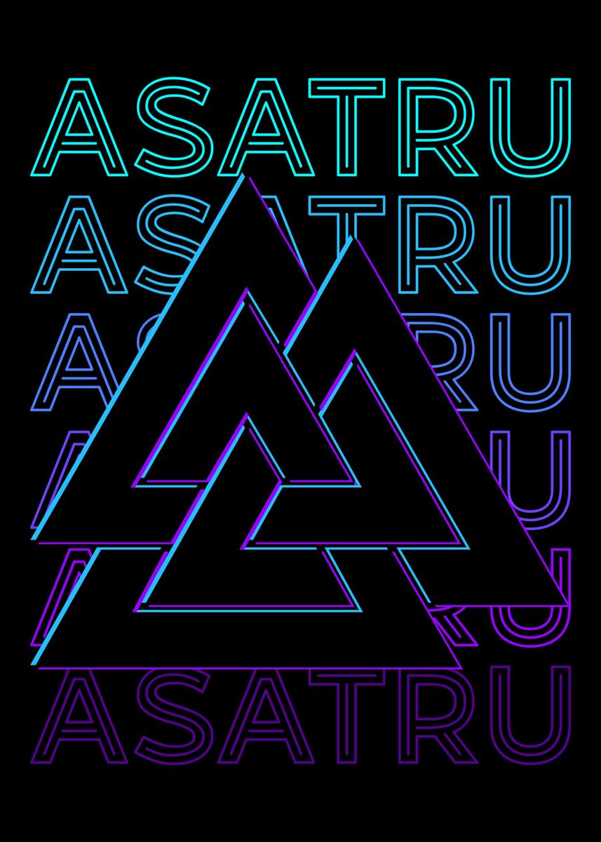 'Asatru Norse Mythology' Poster by AestheticAlex | Displate