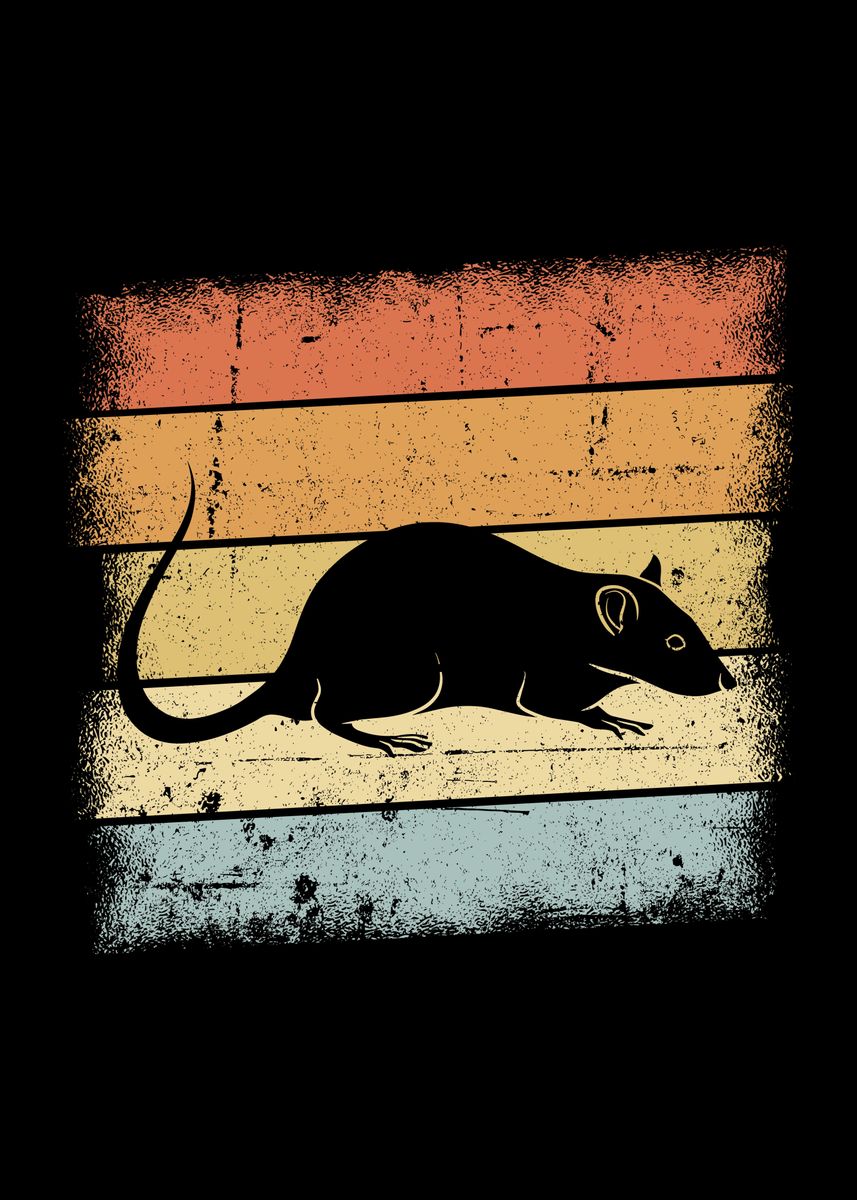 'Rat Design' Poster by schmugo | Displate