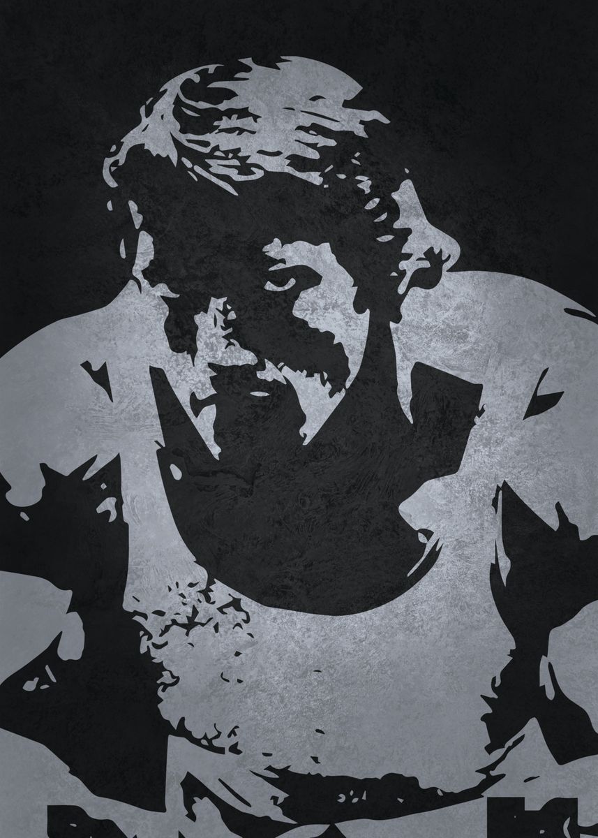 'Arnold Glare Iconic' Poster, picture, metal print, paint by CHAN ...