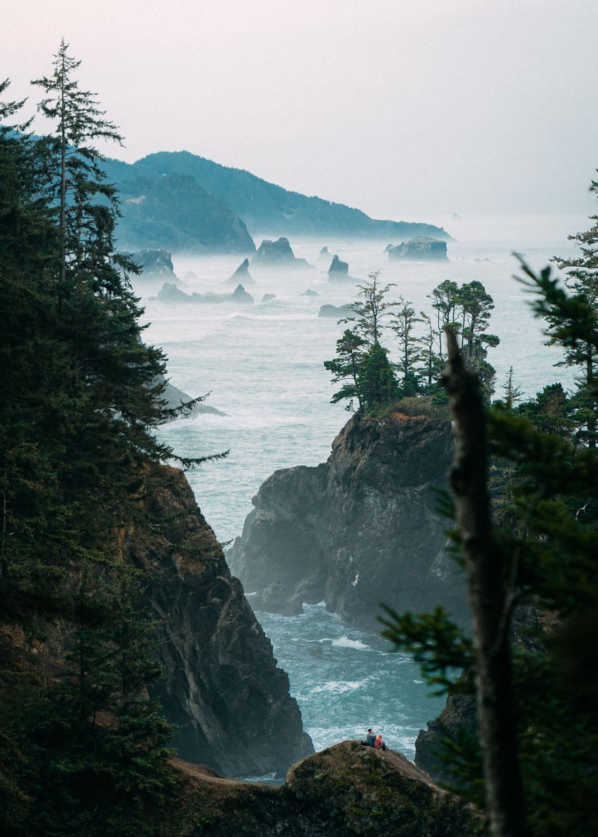 'The Stunning Oregon Coast' Poster, picture, metal print, paint by ...