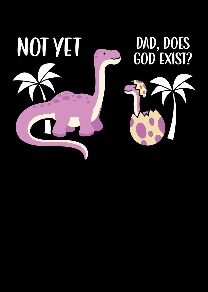 'Atheist' Poster, picture, metal print, paint by NAO | Displate