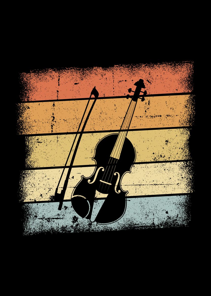 'Violin' Poster by schmugo | Displate