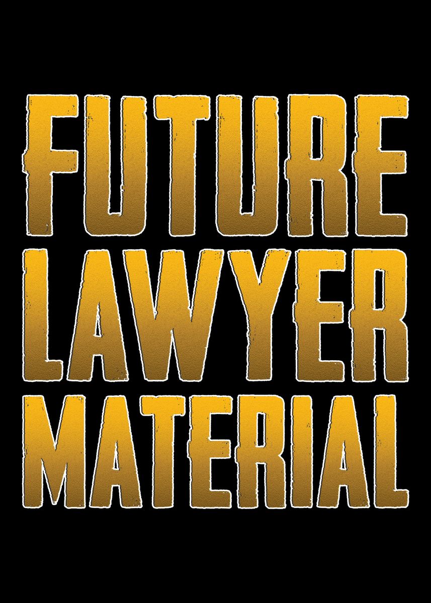 'Lawyer Law School Student' Poster, picture, metal print, paint by ...