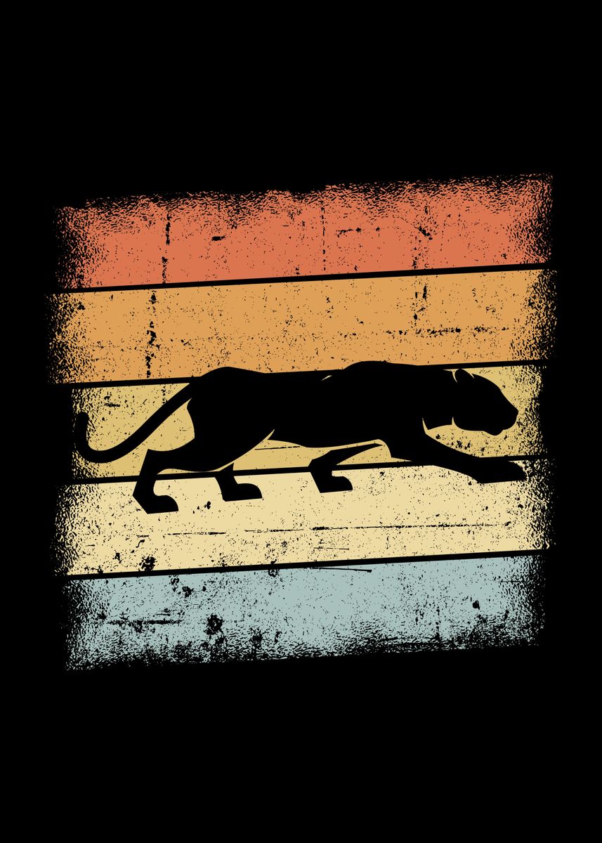 'Panther Design' Poster by schmugo | Displate