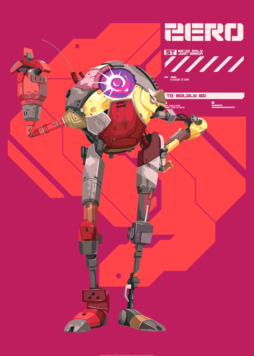 'Zero' Poster, picture, metal print, paint by Star Trek | Displate