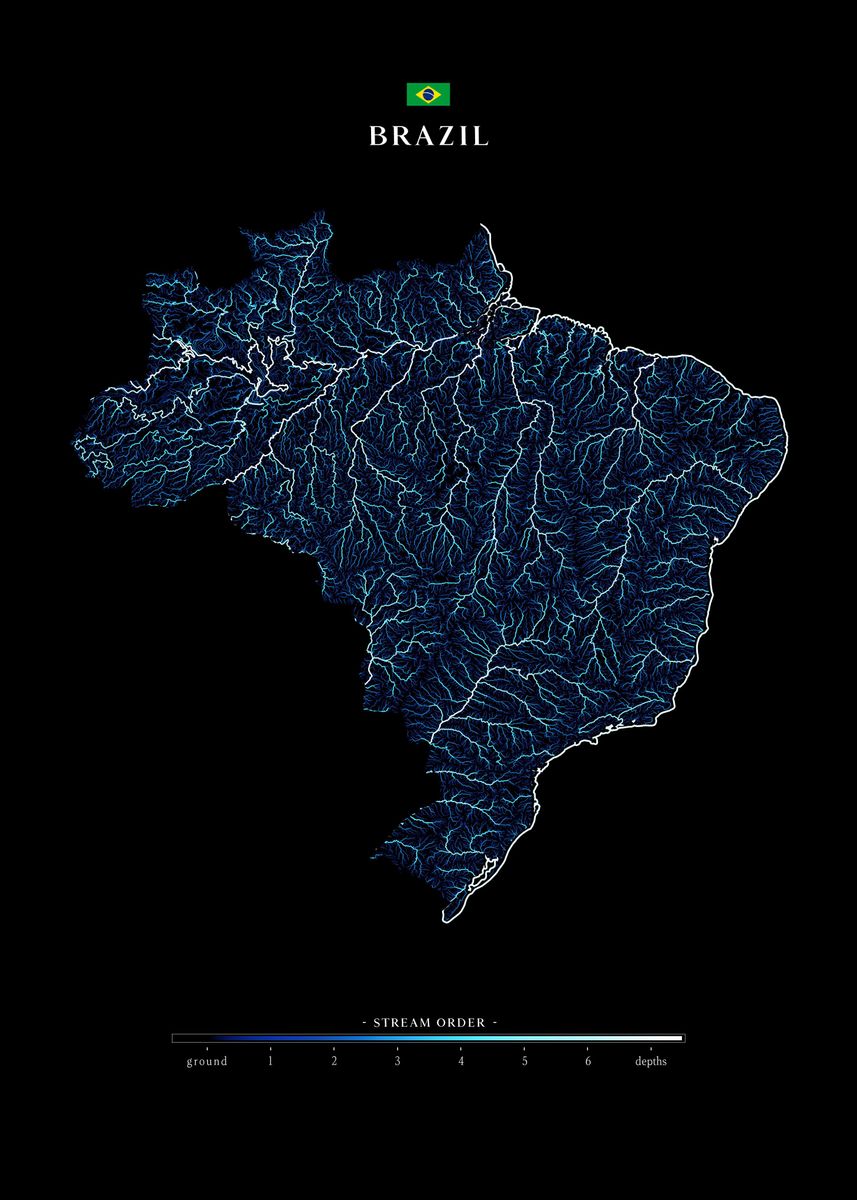 'Brazil' Poster, picture, metal print, paint by Raphael | Displate