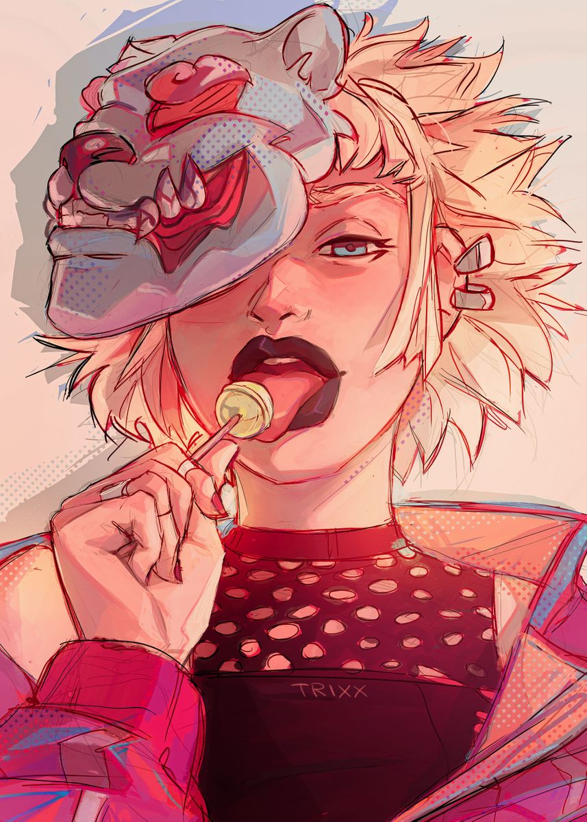 'Caramel' Poster, picture, metal print, paint by nuclearrabbit | Displate