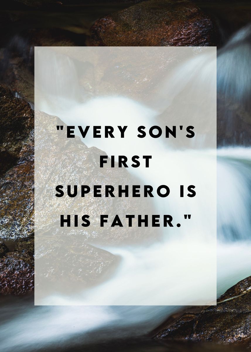 'Fathers Day Quotes' Poster by Nae | Displate