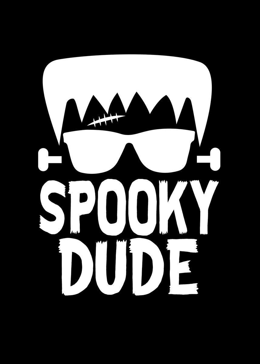 'Spooky Dude' Poster, picture, metal print, paint by ZS C O M M E R C E ...
