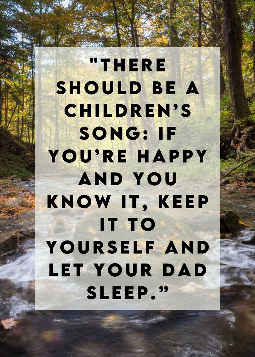'Fathers Day Quotes' Poster, picture, metal print, paint by Nae | Displate