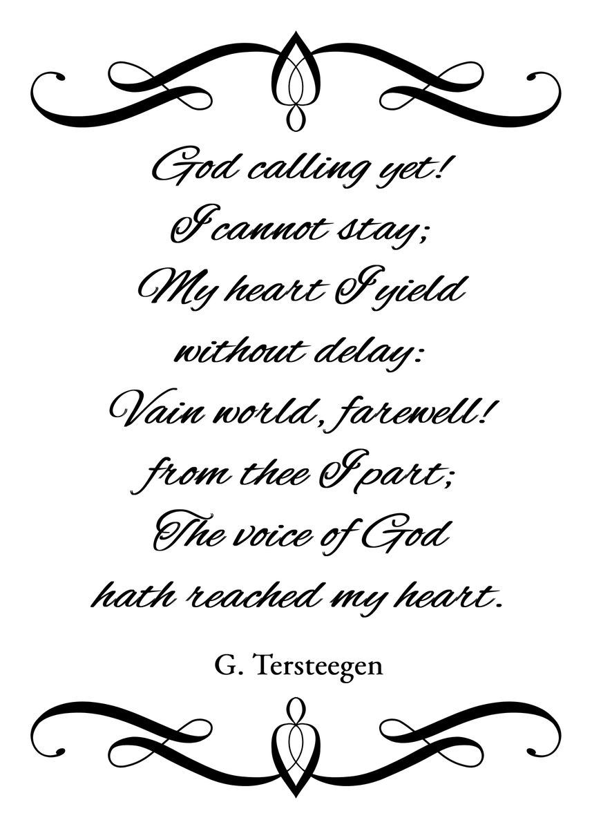 'God Is Calling' Poster, picture, metal print, paint by ABConcepts ...