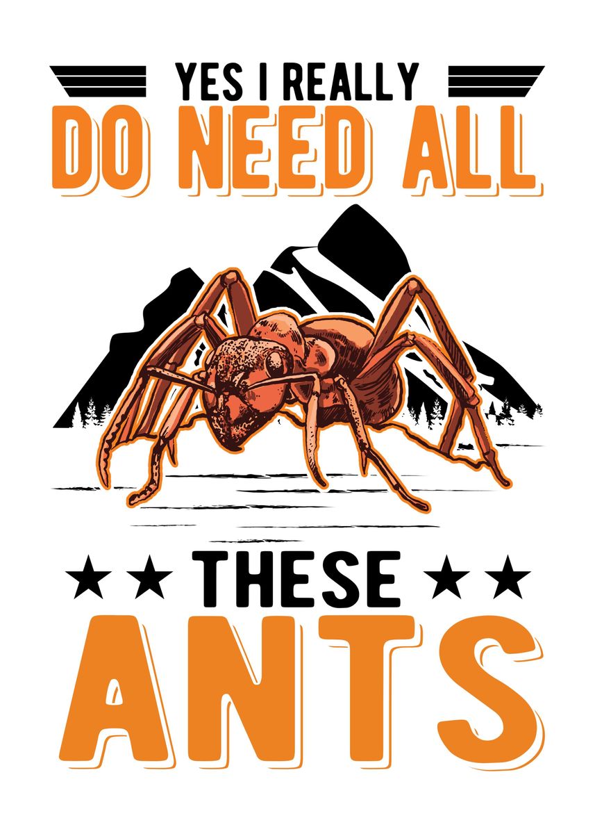 'Ant Farm Ant Keeper' Poster, picture, metal print, paint by ...