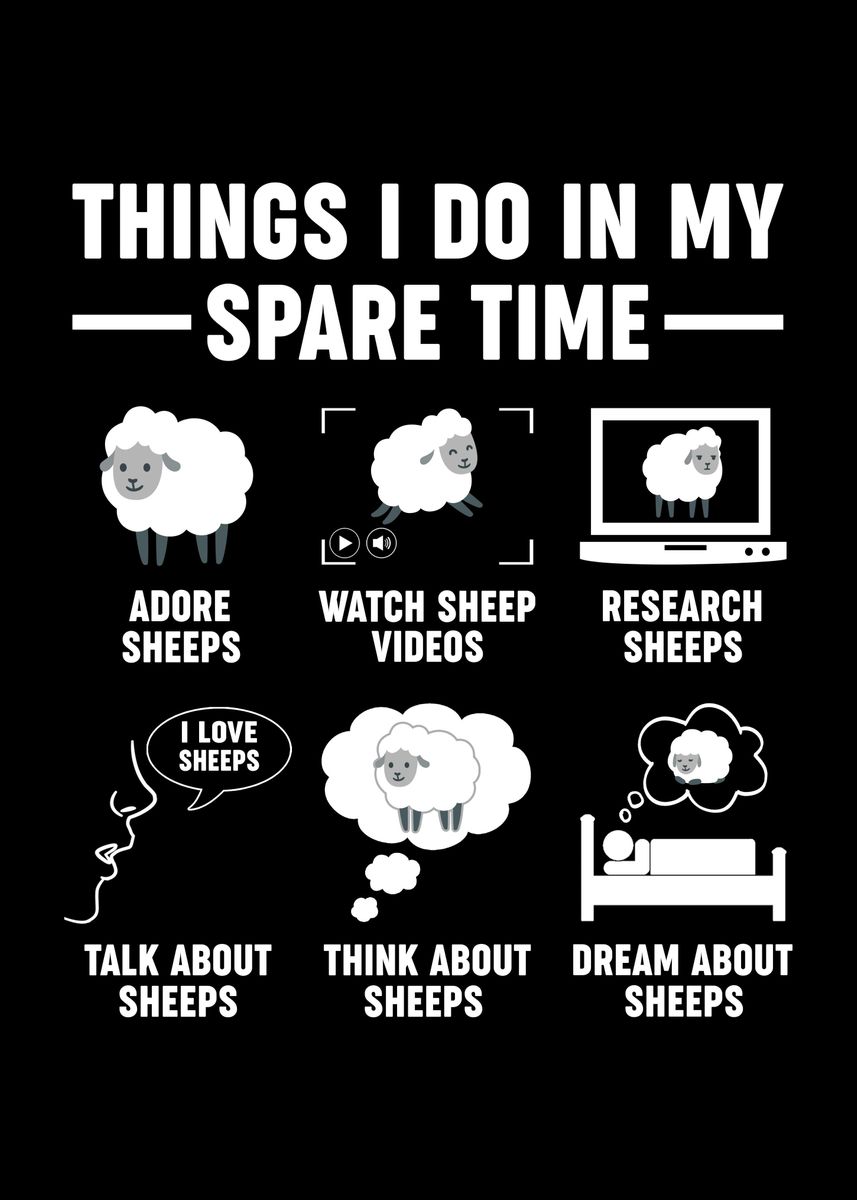 'Sheep Farmer Sheeps' Poster by professionaldesigns | Displate