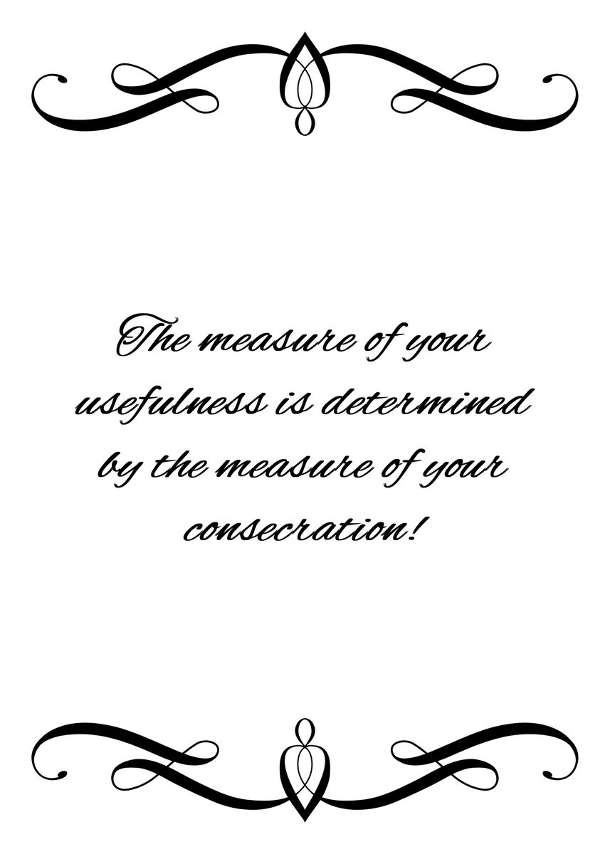 'Usefulness Consecration' Poster by ABConcepts | Displate