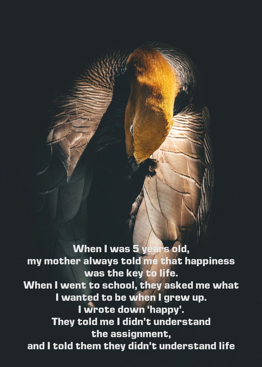 'When I was 5 years old' Poster by valkry art | Displate