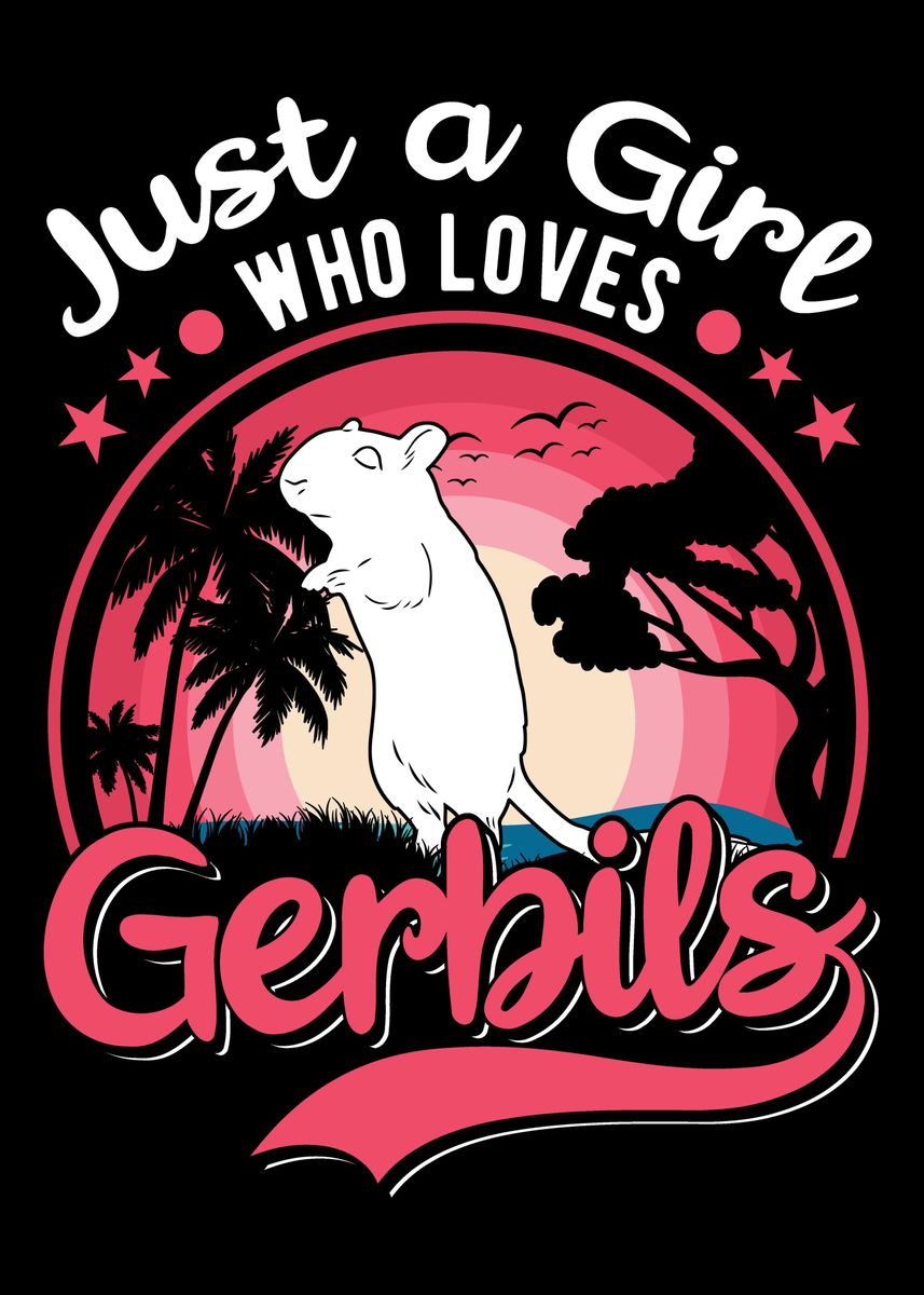 'Gerbil Racing rat' Poster by FavoritePlates | Displate