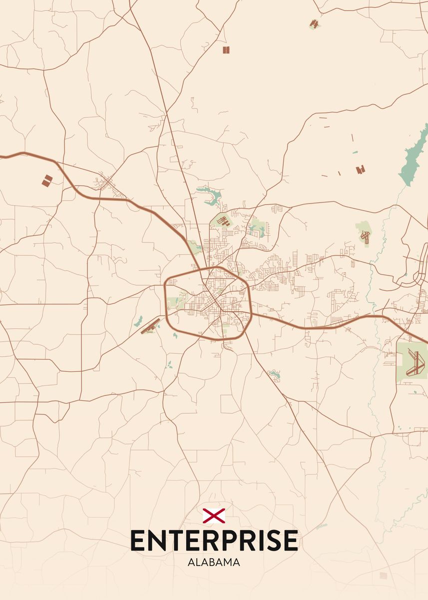 'Enterprise AL' Poster by IMR Designs | Displate